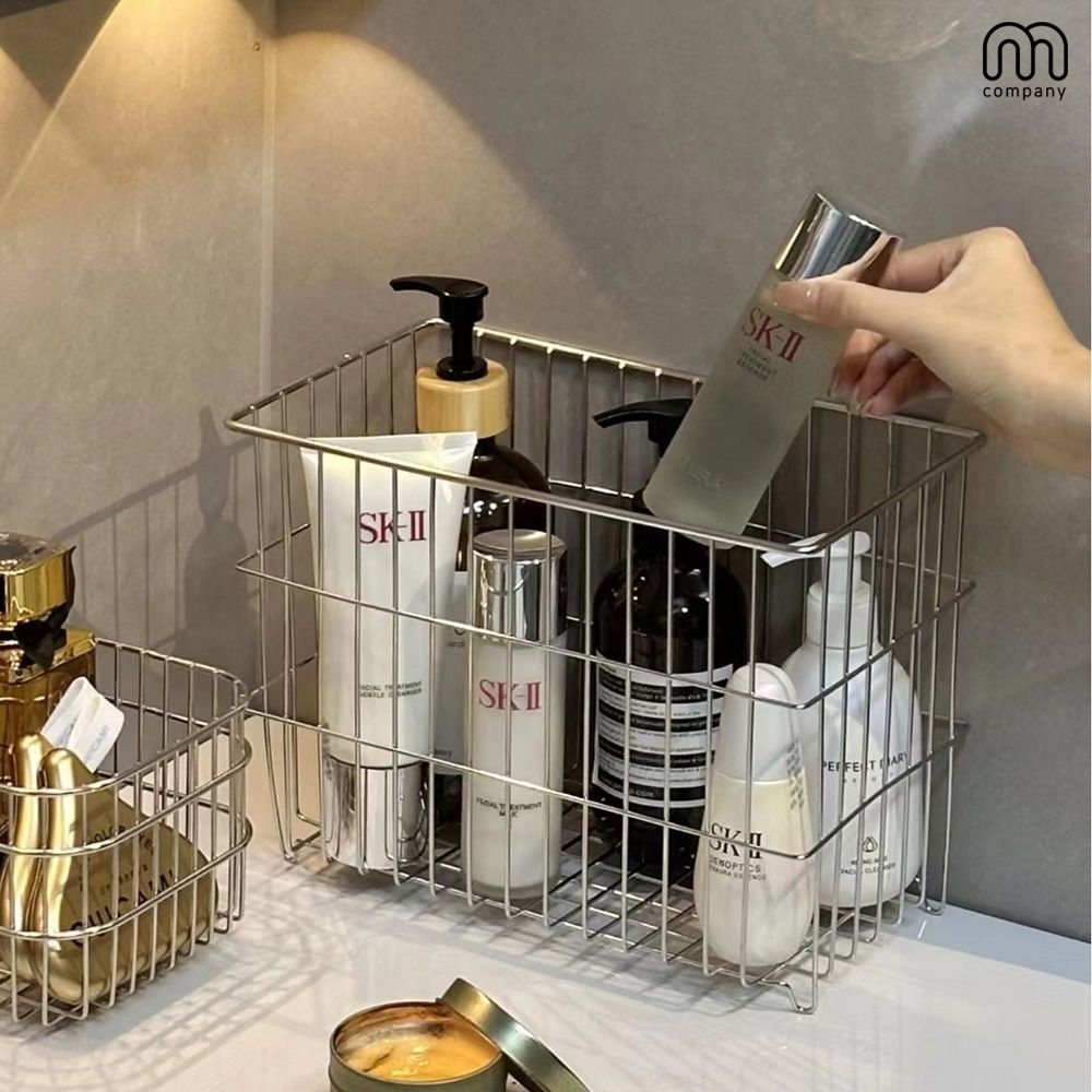 화장품정리용품 몰리 화장품 정리함 화장대 수납함 스텐 정리대 수납장 욕실 선반 트레이 바스켓 미드센츄리 오늘의집 쇼핑