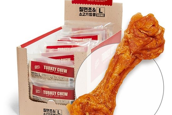 강아지 사료·간식 슈퍼츄 터키츄 칠면조and소고기 힘줄 본 L X 6개 오늘의집 쇼핑