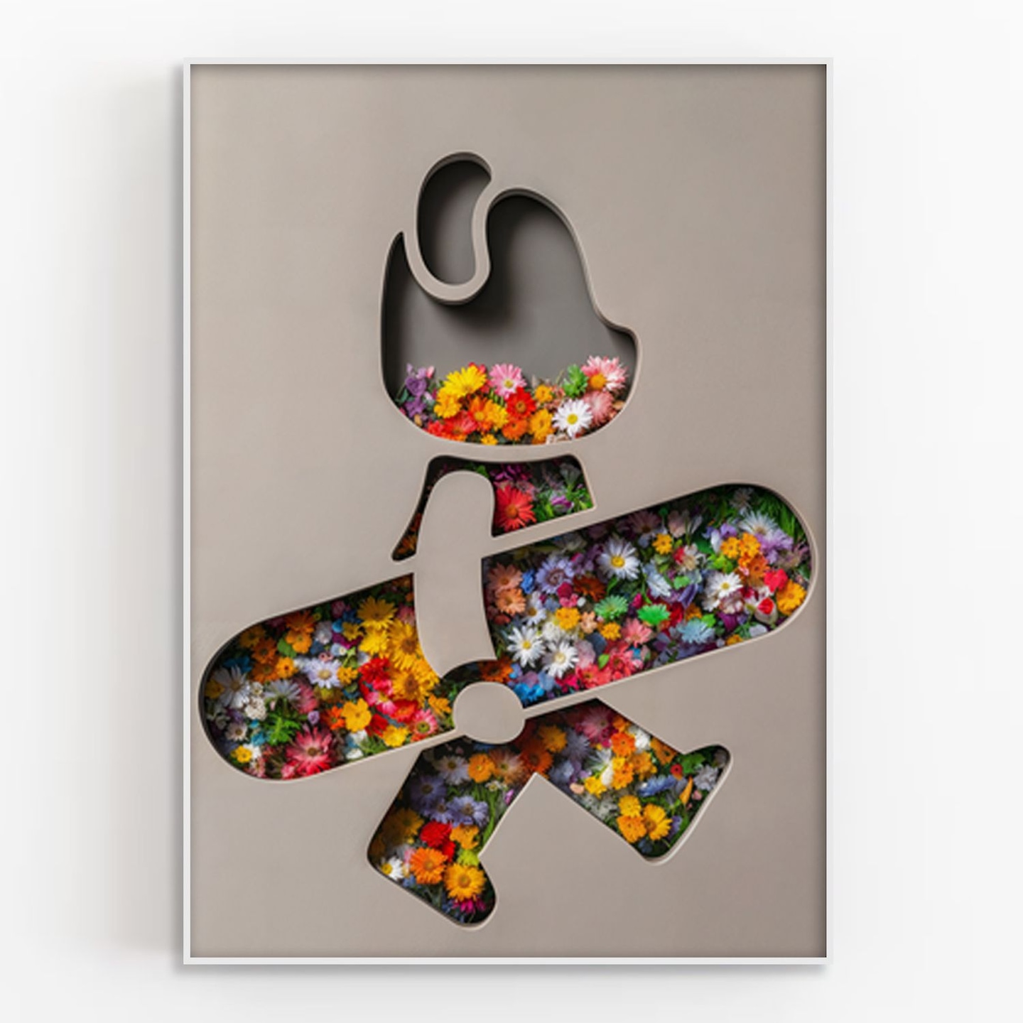 그림·사진 베어 곰 일러스트 팝아트 인테리어 포스터 대형 액자flower 오늘의집 쇼핑