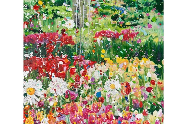 그림·사진 A497데미안 허스트 안심 인화지 패브릭 캔버스천 아트포스터 컨템포라리아트 꽃그림 오늘의집 쇼핑