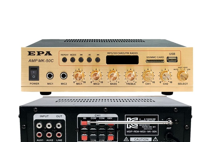 앰프·리시버 > MK-50C 블루투스앰프 HILOW겸용 2채널 50W 방송용 매장용 실링스피커 하이앰프 | 오늘의집 쇼핑