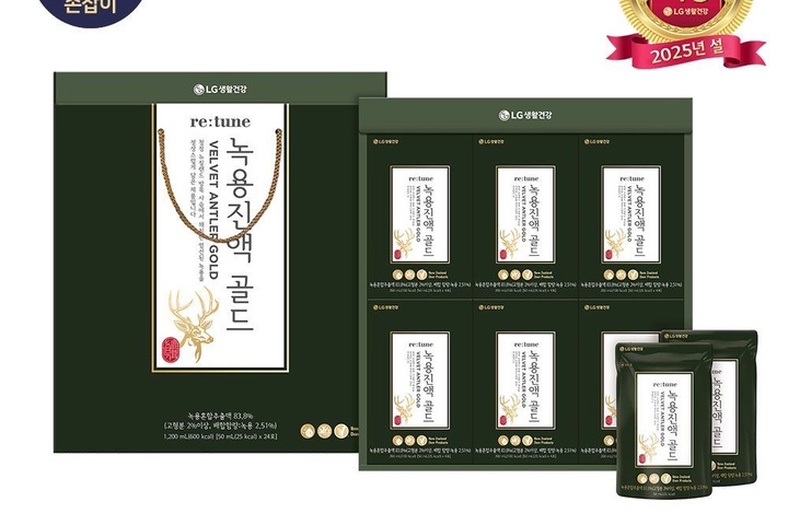 건강즙·청·전통음료 25년 설 선물세트 리튠 녹용진액 골드 50ml24포 오늘의집 쇼핑