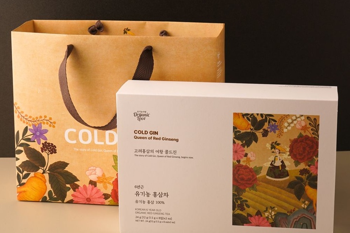찻잎·티백·분말 6년근 유기농 홍삼차 프리미엄 선물세트쇼핑백 포함 오늘의집 쇼핑