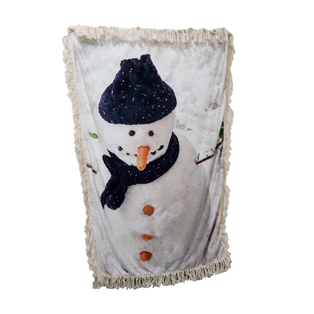 담요·블랭킷 Navy Snowman Blanket Vertical 오늘의집 쇼핑