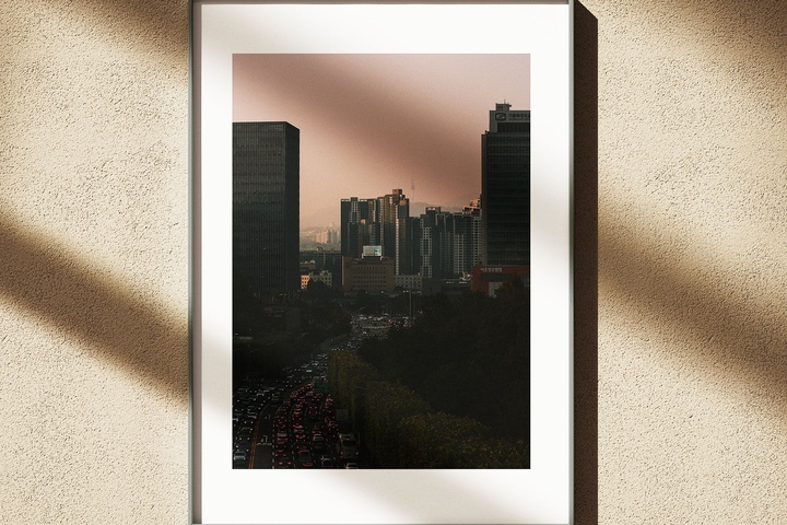 그림·사진 빈티지 도시 풍경 저녁노을 감성 포스터 액자 Signature Edition 024 오늘의집 쇼핑