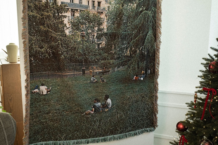 담요·블랭킷 3type Park 우븐 패브릭 빈티지 블랭킷 행잉 쇼파담요 쇼파커버 벽꾸미기 코튼 블랭킷 오늘의집 쇼핑