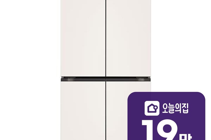 양문형냉장고 렌탈 디오스 오브제컬렉션 Stem 베이직 냉장고 860l 베이지 T875mee04 B 오늘의집 쇼핑