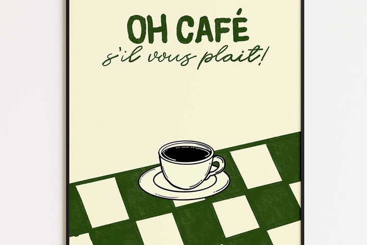 그림·사진 21 홈카페 감성 한스푼 카페 인테리어 포스터 Cafe Green 오늘의집 쇼핑