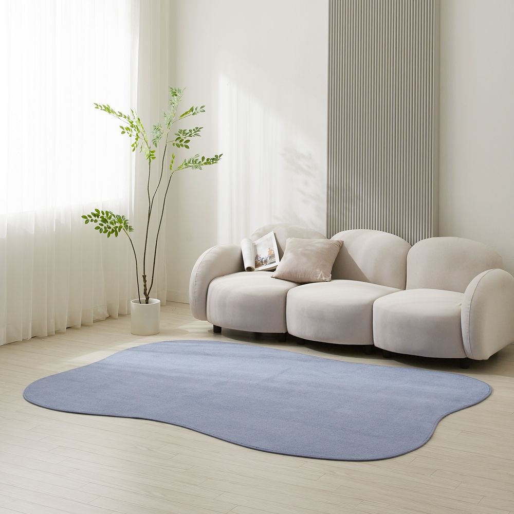 단모·극세사러그 비정형 워셔블 크리미 단모 러그 카페트6size 10colors 오늘의집 쇼핑