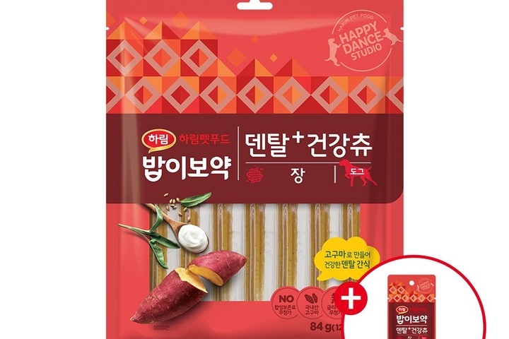 강아지 사료·간식 밥이보약 덴탈플러스 건강츄 장 7개입 84g1개입12g 추가 구성 오늘의집 쇼핑