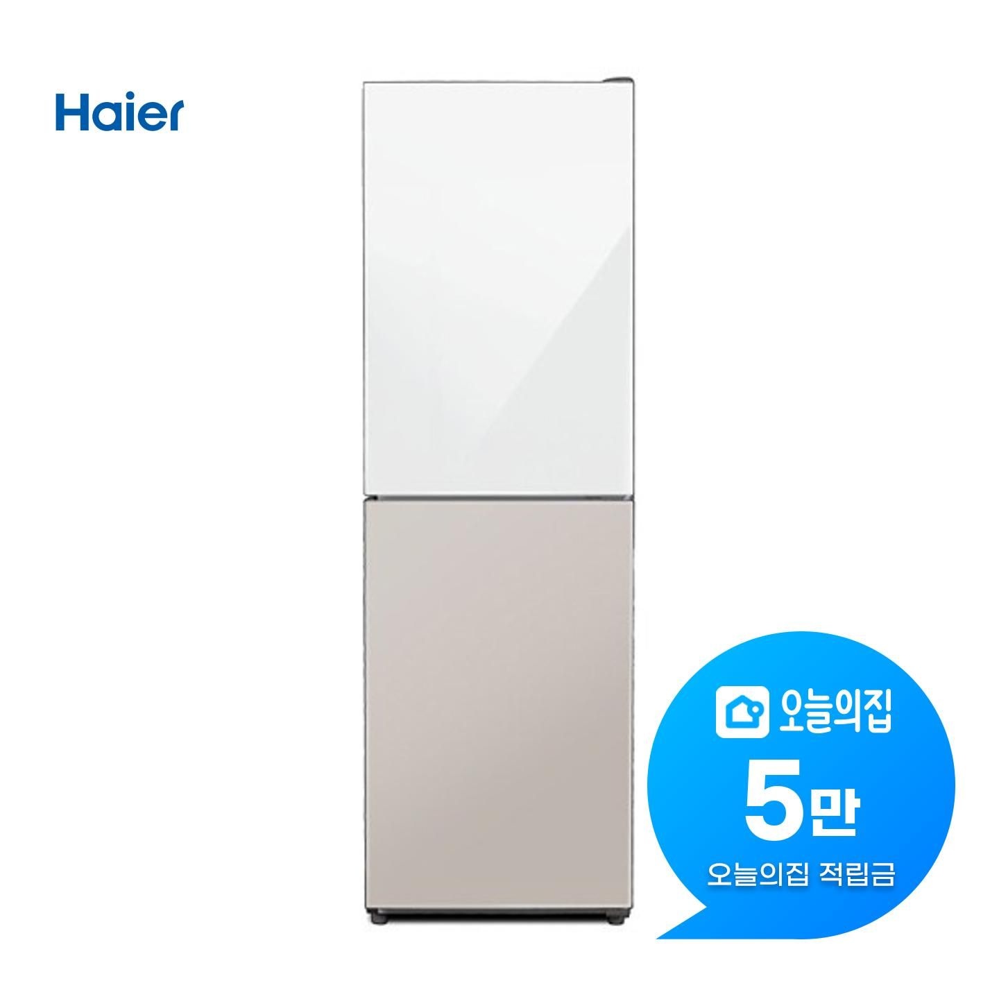 일반냉장고 렌탈 글램글라스 스마트 콤비 2도어 냉장고 248l 화이트베이지 Hrp257mdwe 오늘의집 쇼핑