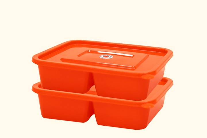 밀폐용기·반찬통 신선도 유지 신선박스 밀폐용기 1300ml 3칸 2개 오늘의집 쇼핑