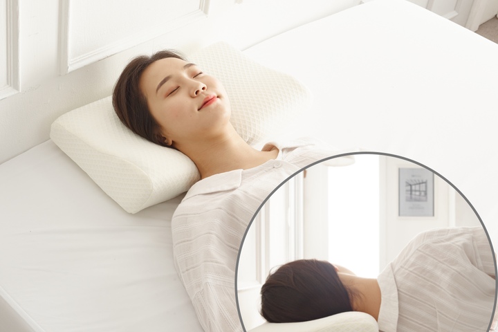 라텍스·폼베개 원더가드 원더바오 목이편한 어깨편한 메모리폼 경추베개 오늘의집 쇼핑