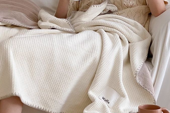 담요·블랭킷 와플 보들보들 밍크 극세사 담요 블랭킷 3size 4colors 오늘의집 쇼핑