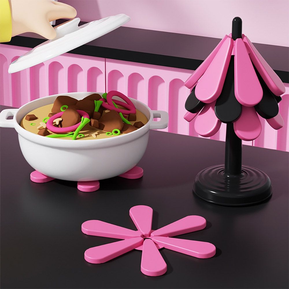 받침·손잡이 트리 실리콘 냄비받침대 접이식 매트 오늘의집 쇼핑