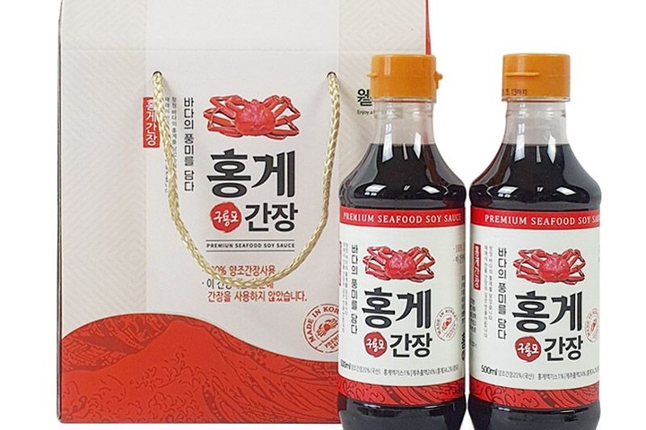 장류·육수 웰크리 구룡포 홍게간장 선물세트 대게 맛간장 만능장 500mlx2개 오늘의집 쇼핑