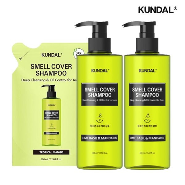 샴푸·린스 올데이 스멜커버 청소년샴푸 400ml 2개 리필 380ml 오늘의집 쇼핑