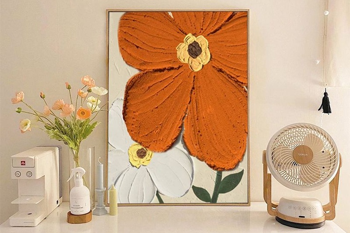 Diy명화그리기 해외 쉬운그림 꽃 백드롭 페인팅 키트 재료 Diy 유화 아크릴 명화 캔버스 그림그리기 오늘의집 쇼핑