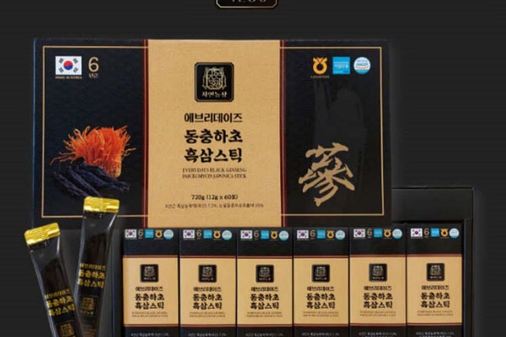 건강즙·환·영양식 동충하초 흑삼스틱 12g 60포 720g 오늘의집 쇼핑