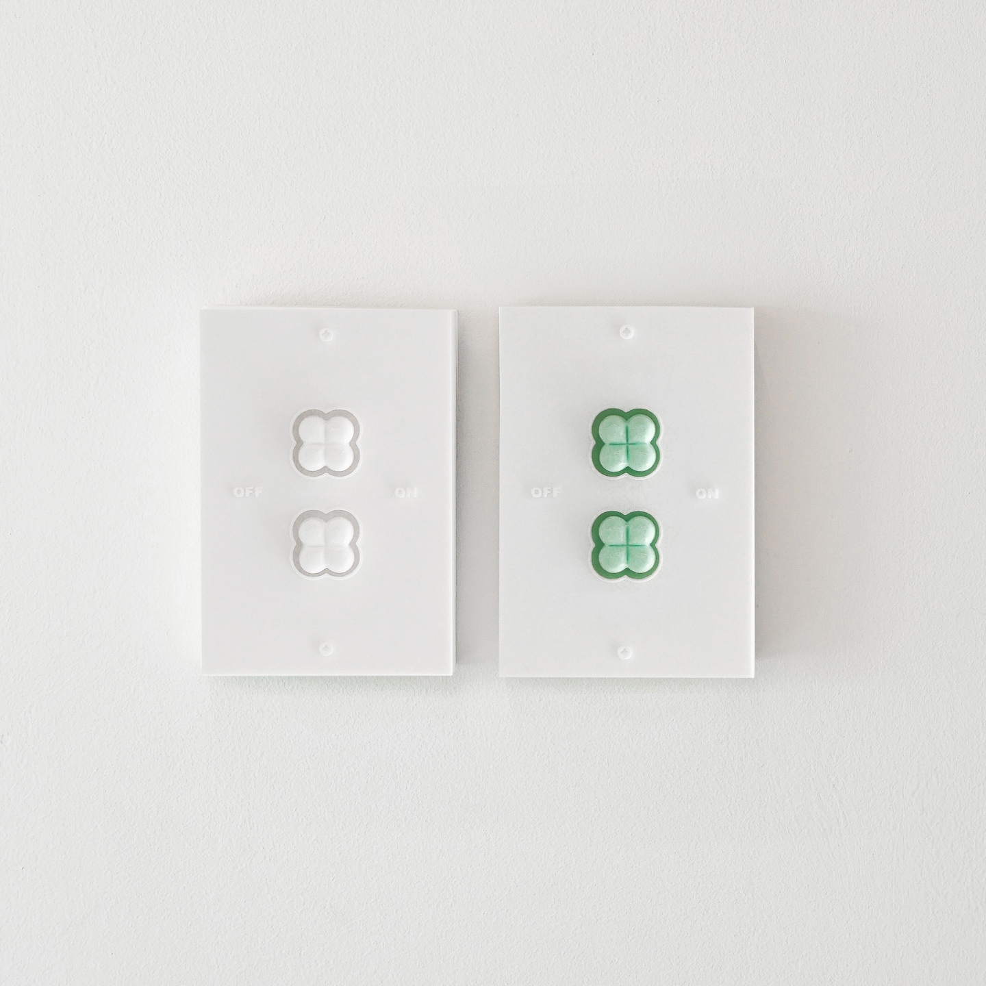데코스티커 2 Lucky Switch Cover Whiteㅣ스위치 커버 오늘의집 쇼핑