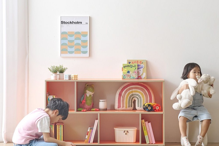 매거진랙 > 동그리 1200-2단 교구장 4Colors E0 LPM 아이책장 아이수납장 책꽂이 | 오늘의집 쇼핑