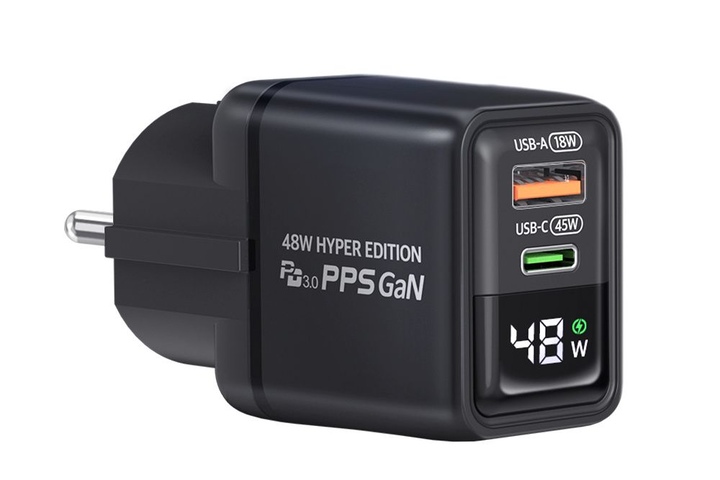 휴대폰액세서리 하이퍼에디션 48w Gan Usb Pd Pps 접지 멀티 초고속 충전기 오늘의집 쇼핑