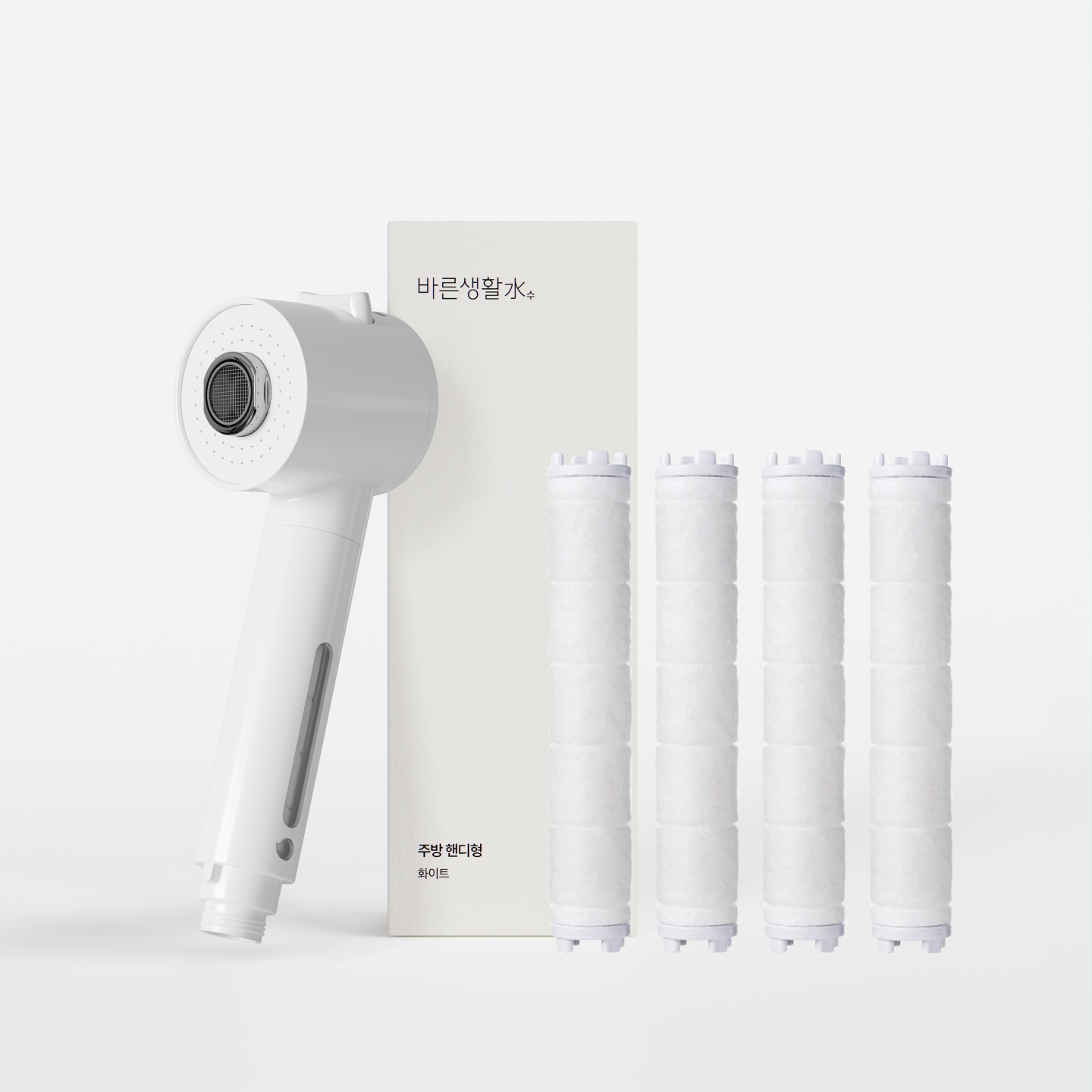 샤워기·필터샤워기 국내생산 주방용 싱크대 수전 주방핸디형 필터전용 필터 4개입 세트 오늘의집 쇼핑