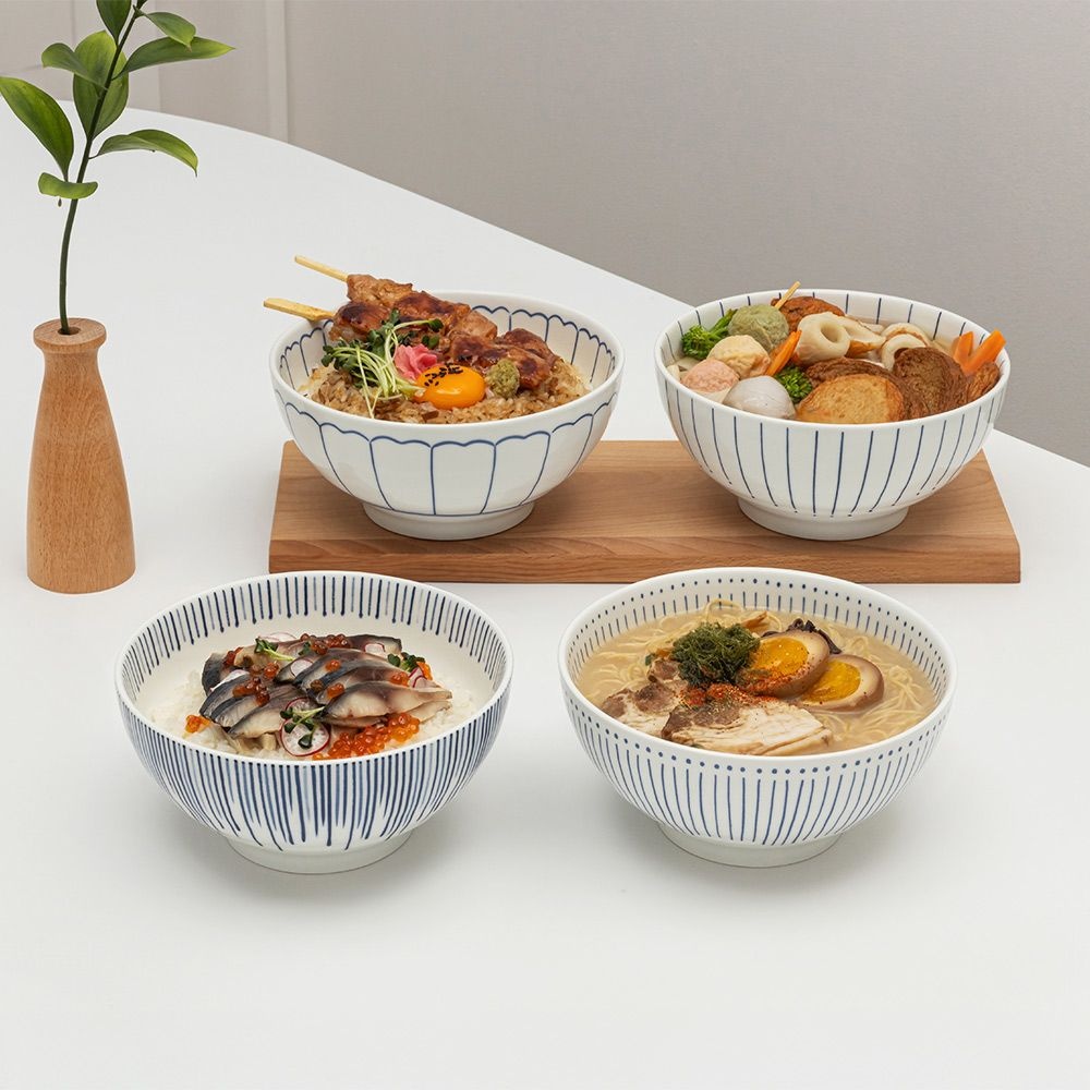 면기·파스타 신상 11 모루 일본풍 도자기 면기 라면 덮밥 우동총2p 오늘의집 쇼핑