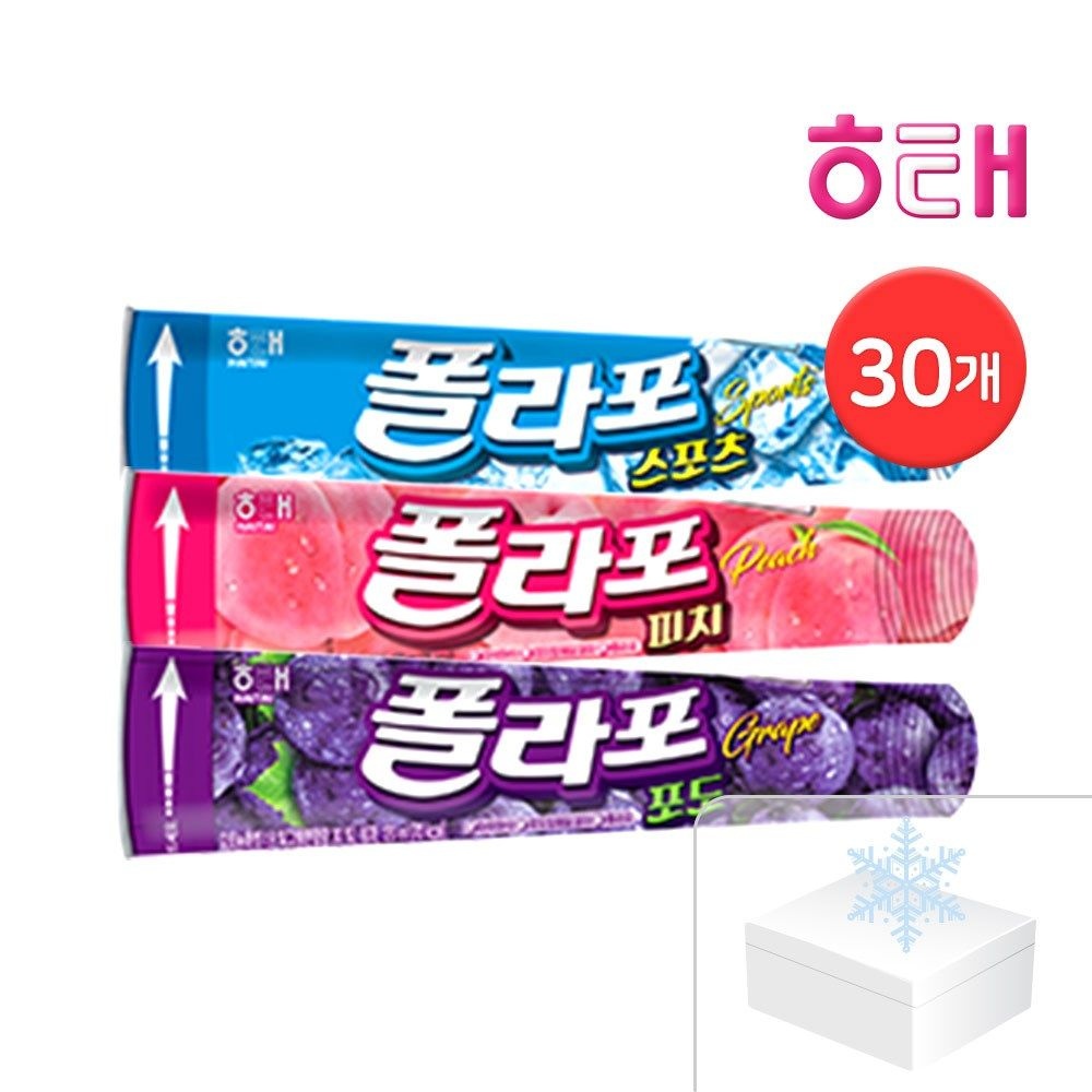 아이스크림 해태 폴라포 30개 포도 복숭아 스포츠 오늘의집 쇼핑