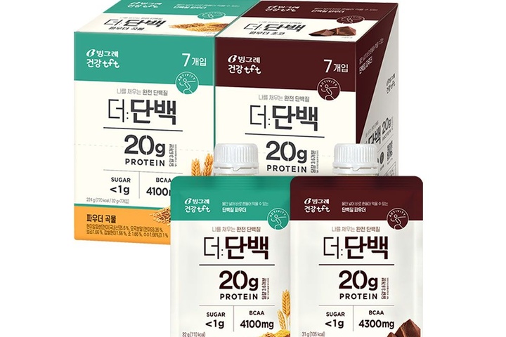 헬스·다이어트 더단백 파우더 7개입2 초코곡물 택1 오늘의집 쇼핑