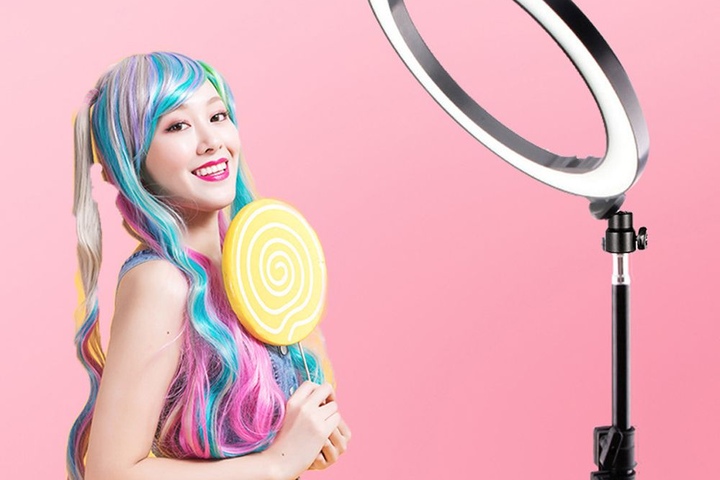 휴대폰액세서리 1인방송장비 촬영세트 Led링라이트 조명 26cm삼각대160cm Lti 160 오늘의집 쇼핑
