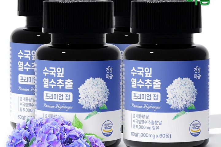 헬스·다이어트 수국잎 열수추출 프리미엄 정 31병8개월분 사은품증정 오늘의집 쇼핑