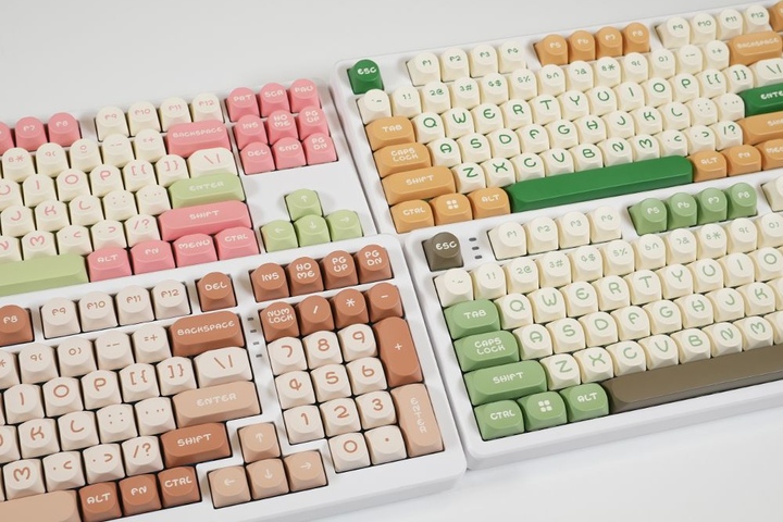 Pc주변기기 베이지브라운 Pbt Moa 프로파일 키캡 오늘의집 쇼핑