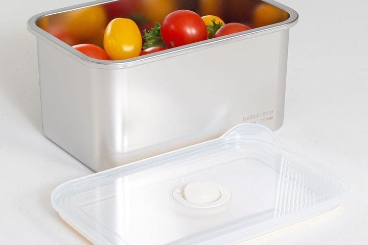 밀폐용기·반찬통 2100ml 스텐 직사각 밀폐용기 냉장 냉동 반찬통 밧드 오늘의집 쇼핑
