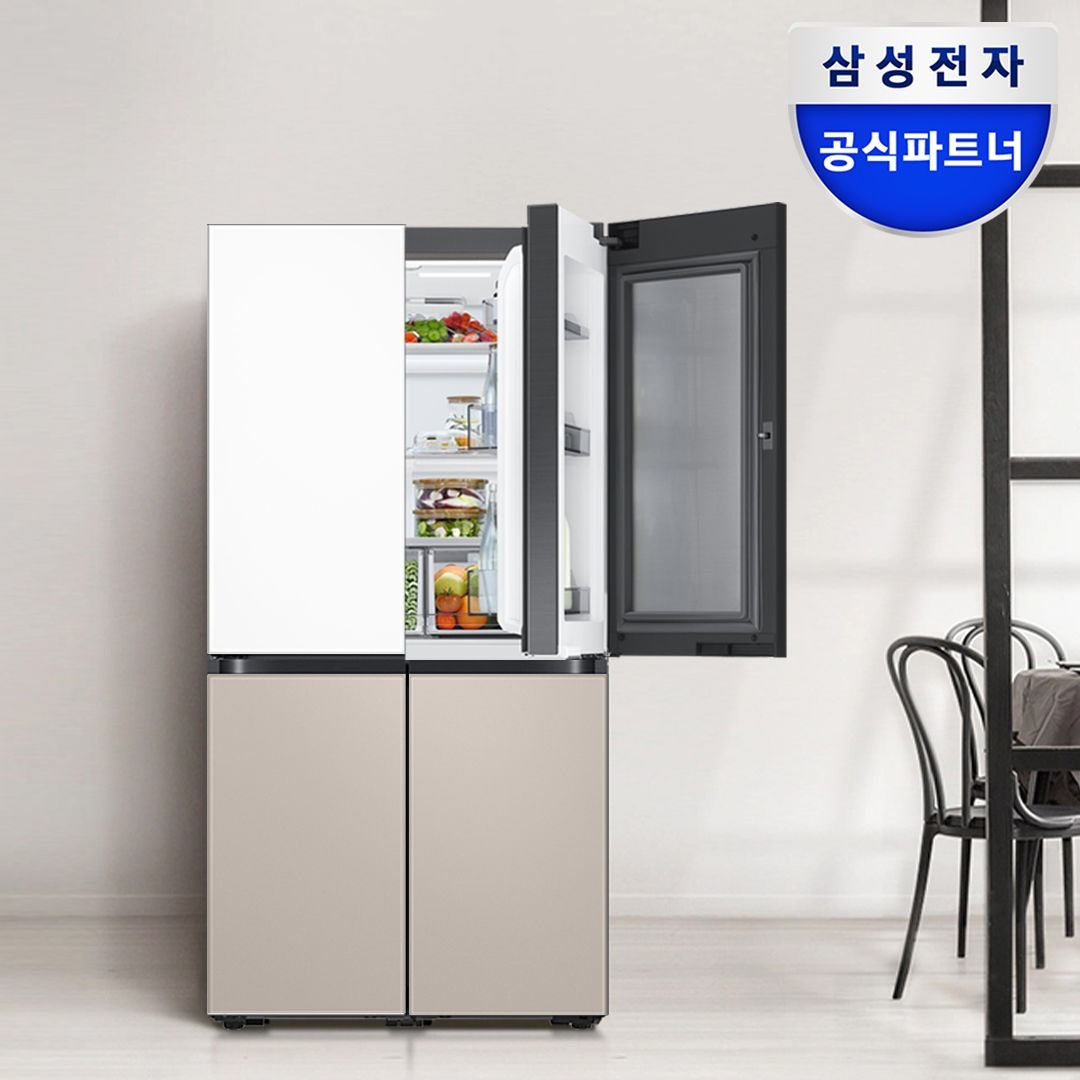 양문형냉장고 삼성 비스포크 Rf85db91f1ap 1등급 4도어 푸드쇼케이스 오늘의집 쇼핑