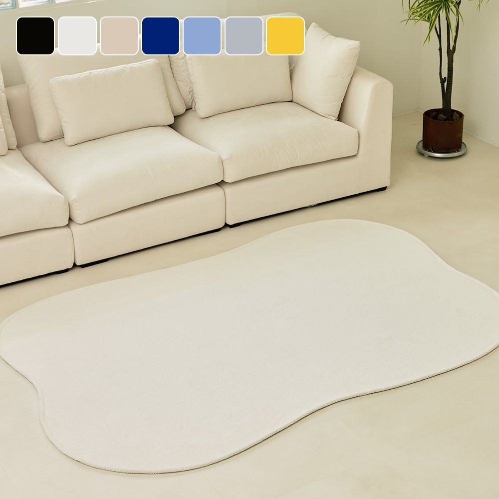 단모·극세사러그 코지 쿼드 워셔블 비정형 단모 사계절 러그 3size 7color 오늘의집 쇼핑