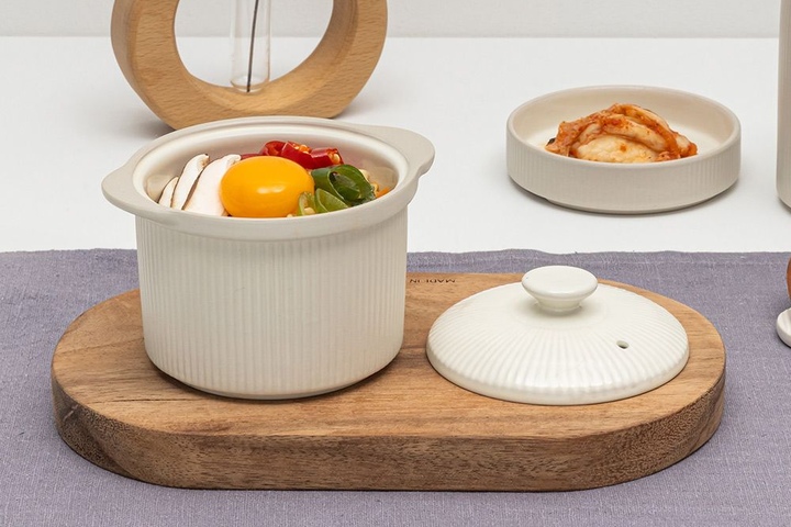 오븐접시 신상 윤도자기 차곡 계란찜기뚜껑 세트 오늘의집 쇼핑