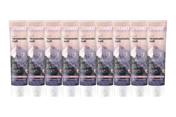 치약 > 2080 히말라야 퓨어 마운틴 솔트치약 120g 3입x3개(총9개) (핑크,차콜,크리스탈) | 오늘의집 쇼핑