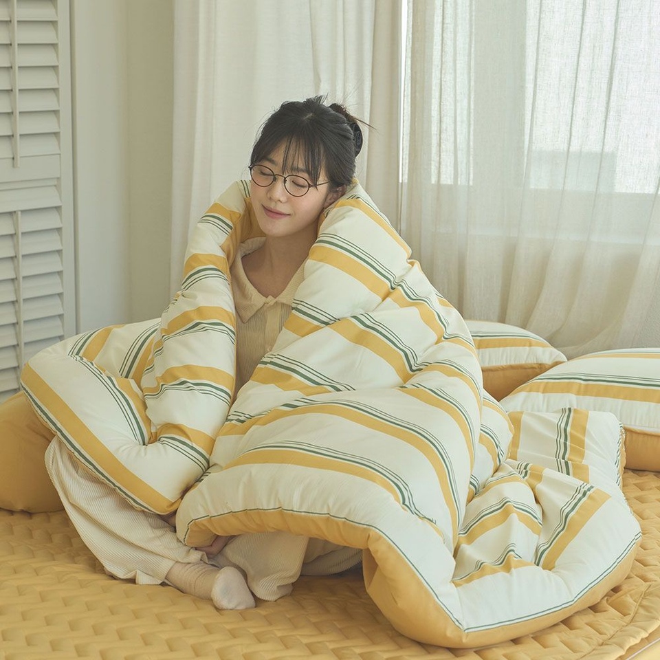 이불 > 뉴빈티지 스트라이프 차렵이불세트4color(SS/Q/K/LK) | 오늘의집 쇼핑