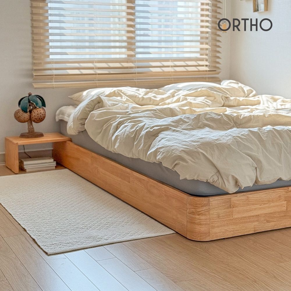 침대프레임 > [리퍼]우디 SE0등급 저상형 원목 침대 프레임 (SS/Q) | 오늘의집 쇼핑