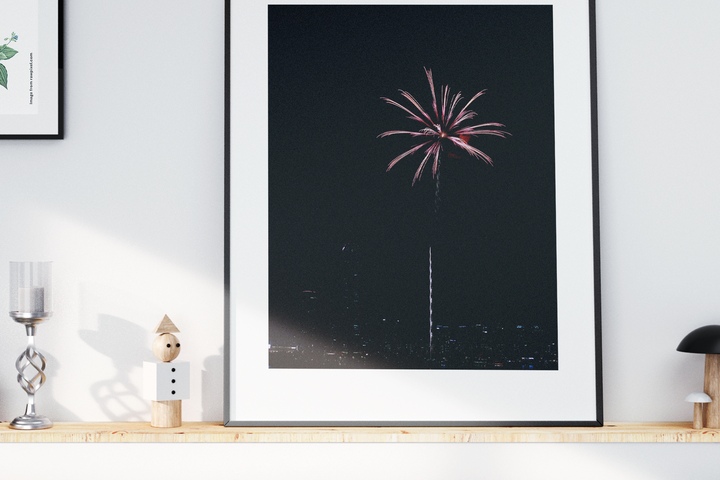 그림·사진 야경 폭죽 감성 포스터 인테리어 액자 Signature Edition 028 오늘의집 쇼핑