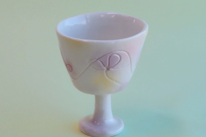 와인·양주·칵테일잔 Wavy Ribbon Goblet 오늘의집 쇼핑