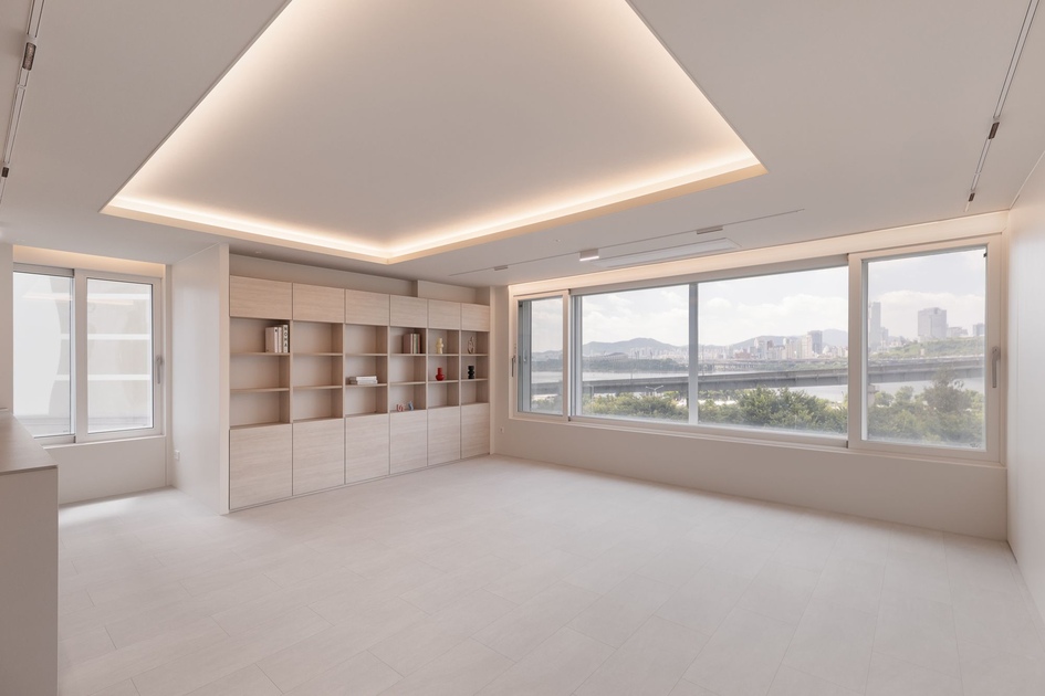 현대적 감각과 따스함이 공존하는 인테리어의 정석 44평형 아파트 라이프스타일 슈퍼앱 오늘의집